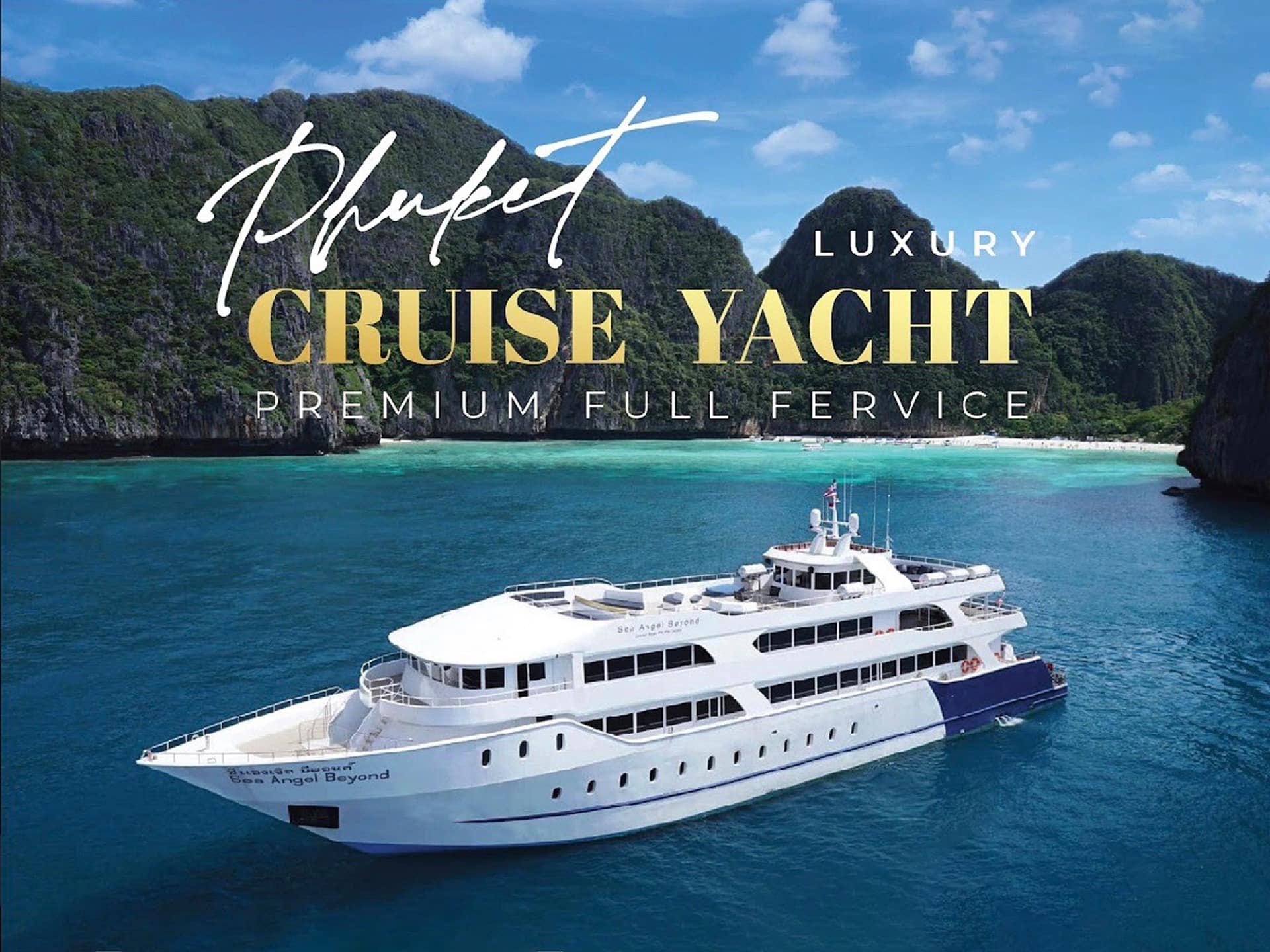 Phi Phi Island Day Tour by Sea Angel Beyond Cruise (Economy Seat) - Sea ...